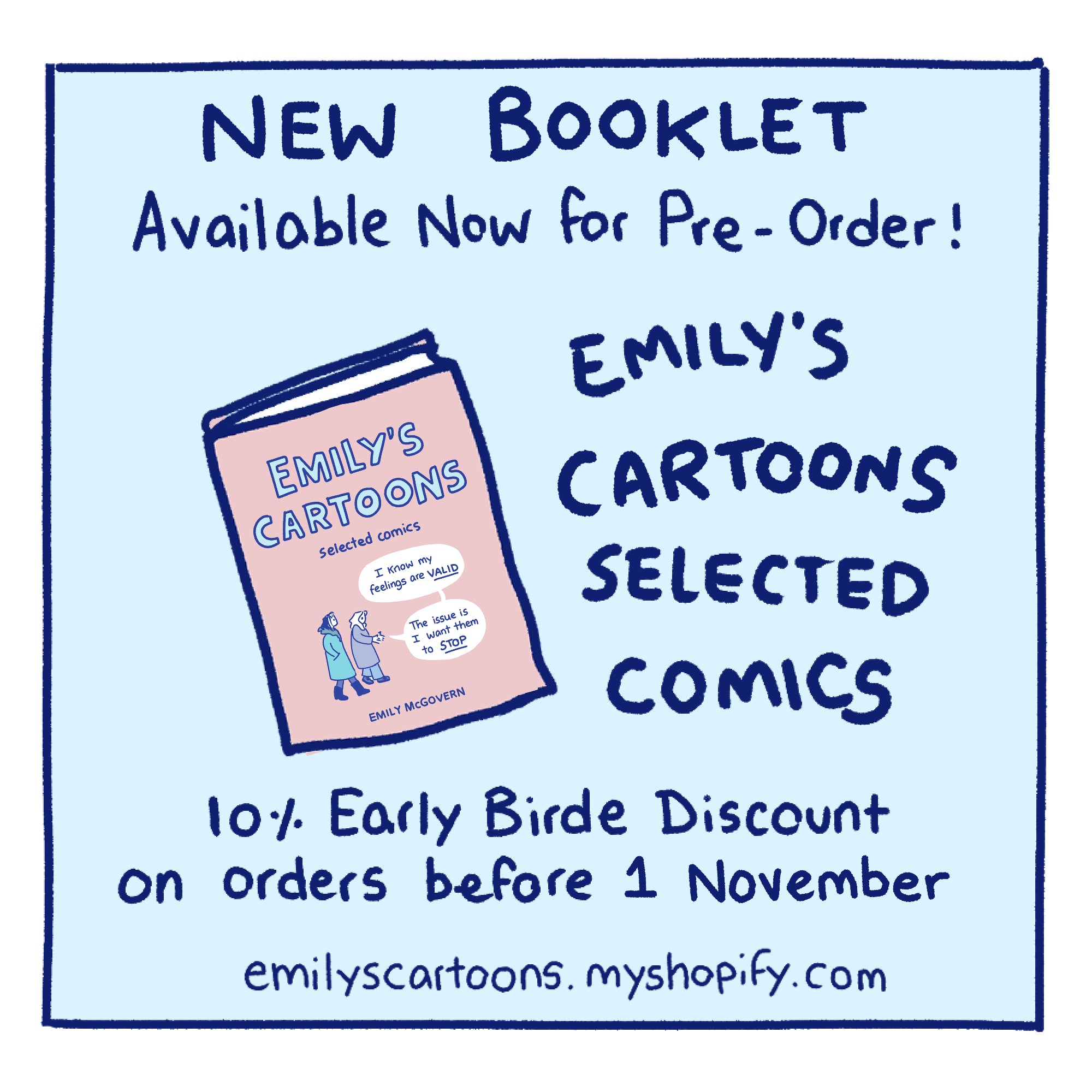 Emily's Cartoons: Selected Comics PRE-SALE | 10% DISCOUNT BEFORE 31 OC ...